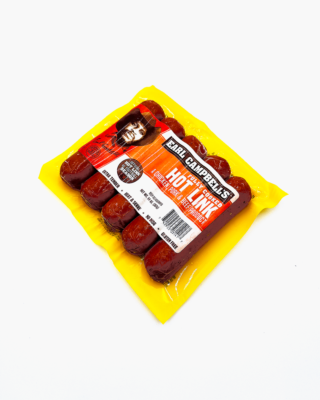 Earl Campbell Red Hot Link 15/14oz. – texasbakerysupply